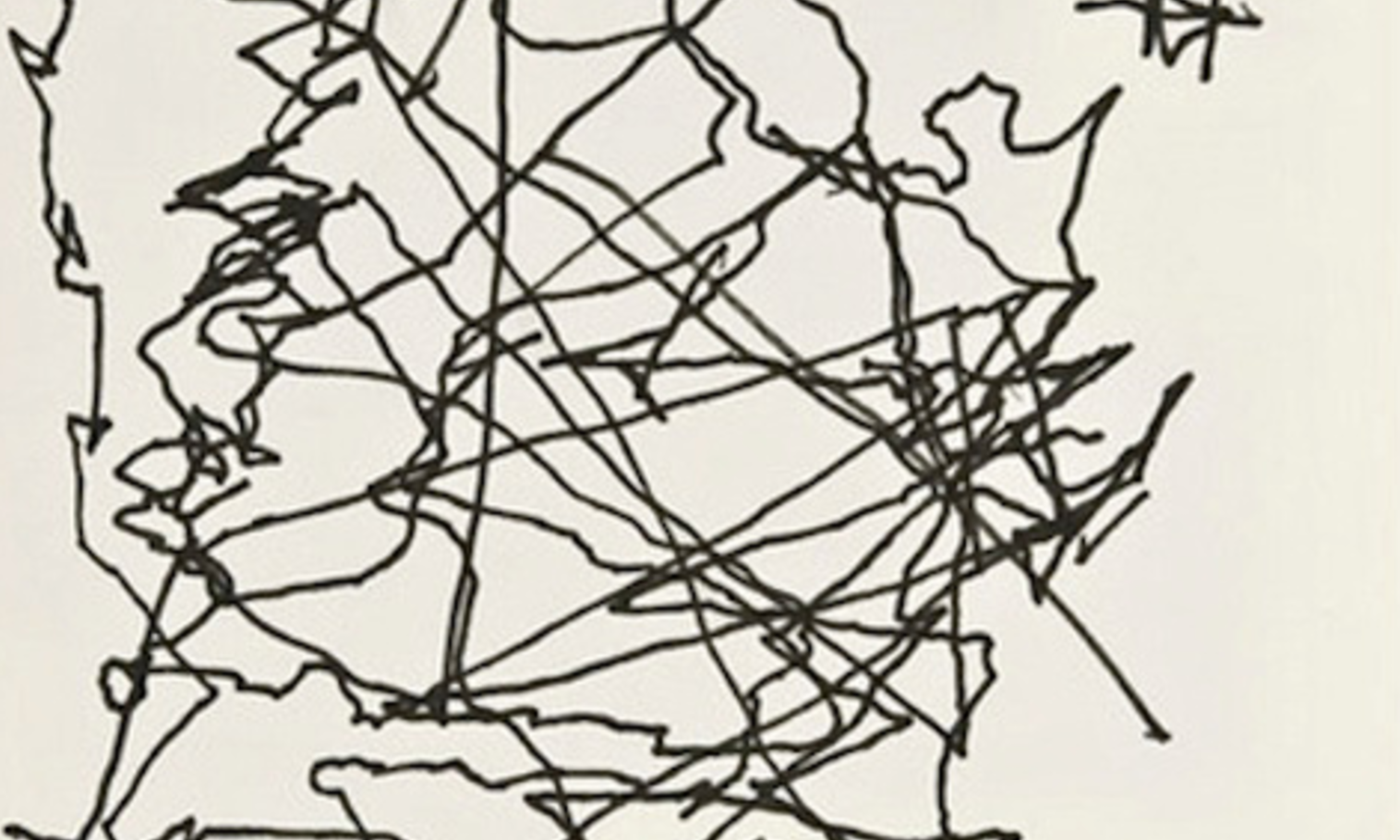 Jorge Luis Borges, After Going Blind, Draws a Self-Portrait | Open Culture