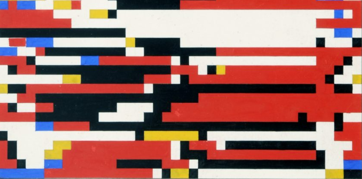 Japanese Computer Artist Makes "Digital Mondrians" in 1964: When Giant ...