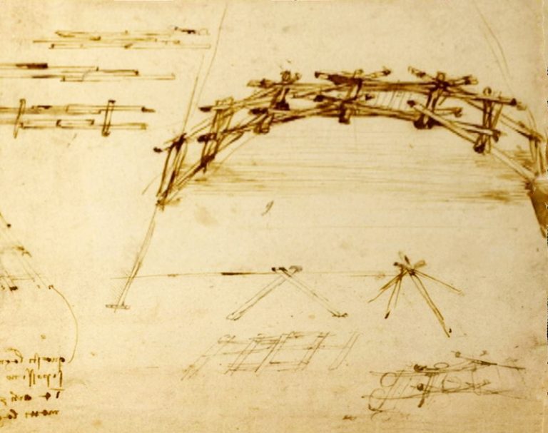 How to Build Leonardo da Vinci's Ingenious Self-Supporting Bridge ...