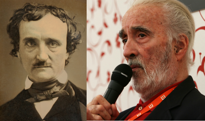 Christopher Lee Reads Four Classic Horror Stories by Edgar Allan Poe ...