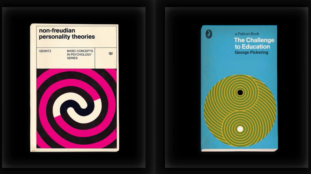 36 Abstract Covers of Vintage Psychology, Philosophy & Science Books ...