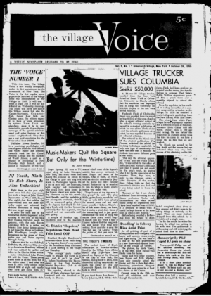 Read 1,000 Editions of The Village Voice: A Digital Archive of the ...