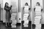 Margaret Hamilton, Lead Software Engineer of the Apollo Project, Stands ...