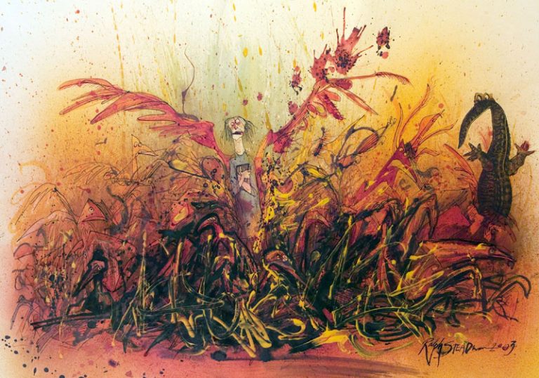 Ralph Steadman's Hellish Illustrations for Ray Bradbury's Classic ...