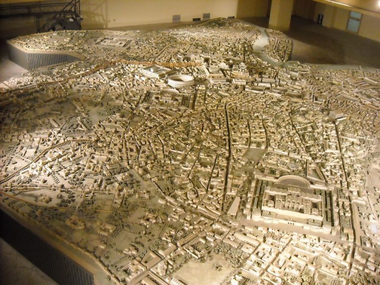 A Huge Scale Model Showing Ancient Rome at Its Architectural Peak ...
