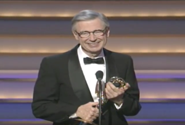 Mister Rogers Accepts a Lifetime Achievement Award, and Helps You Thank ...