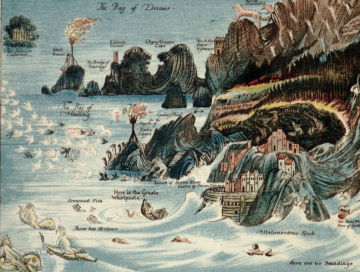 Behold the Anciente Mappe of Fairyland, a Fantastical 1917 Mashup of ...