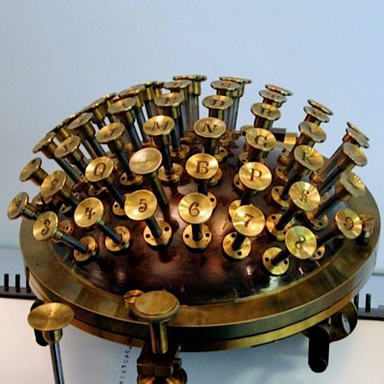 Discover Friedrich Nietzsche’s Typewriter, the Curious "Malling-Hansen ...