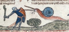 Why Knights Fought Snails in Illuminated Medieval Manuscripts | Open ...