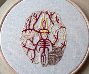 A Medical Student Creates Intricate Anatomical Embroideries of the ...