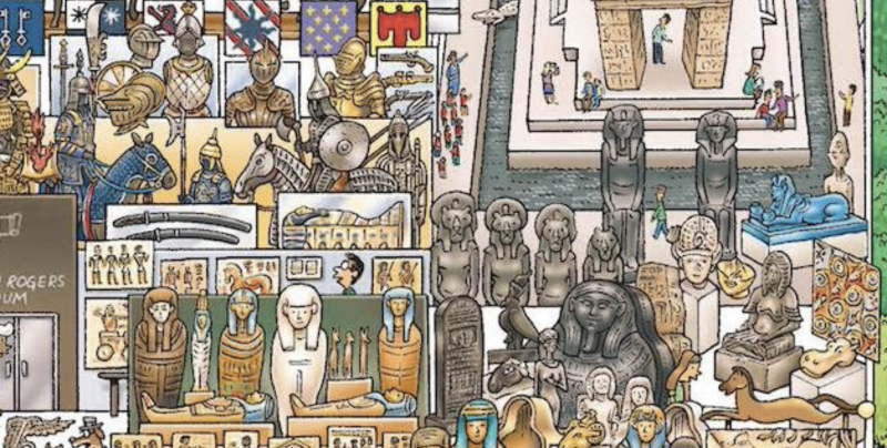 An Unbelievably Detailed, Hand-Drawn Map Lets You Explore the Rich ...