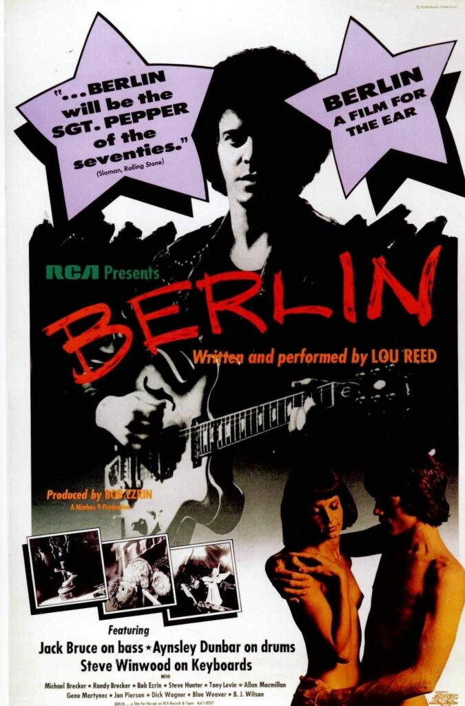 Lou Reed Concert Film Berlin Streaming Free Online for the Next Week ...