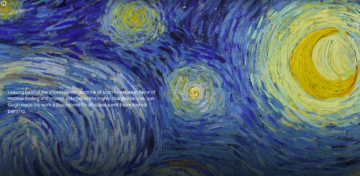 Zoom Into a Super High Resolution Photo of Van Gogh's "The Starry Night ...