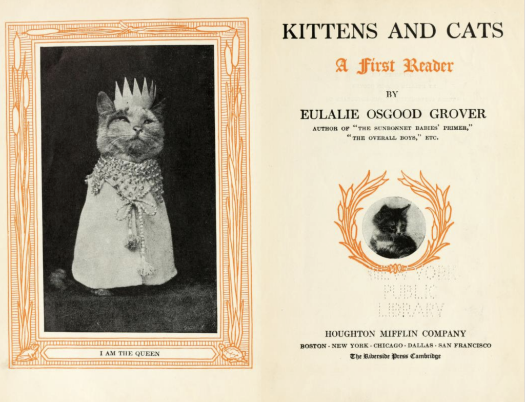 A 110-Year-Old Book Illustrated with Photos of Kittens & Cats Taught ...