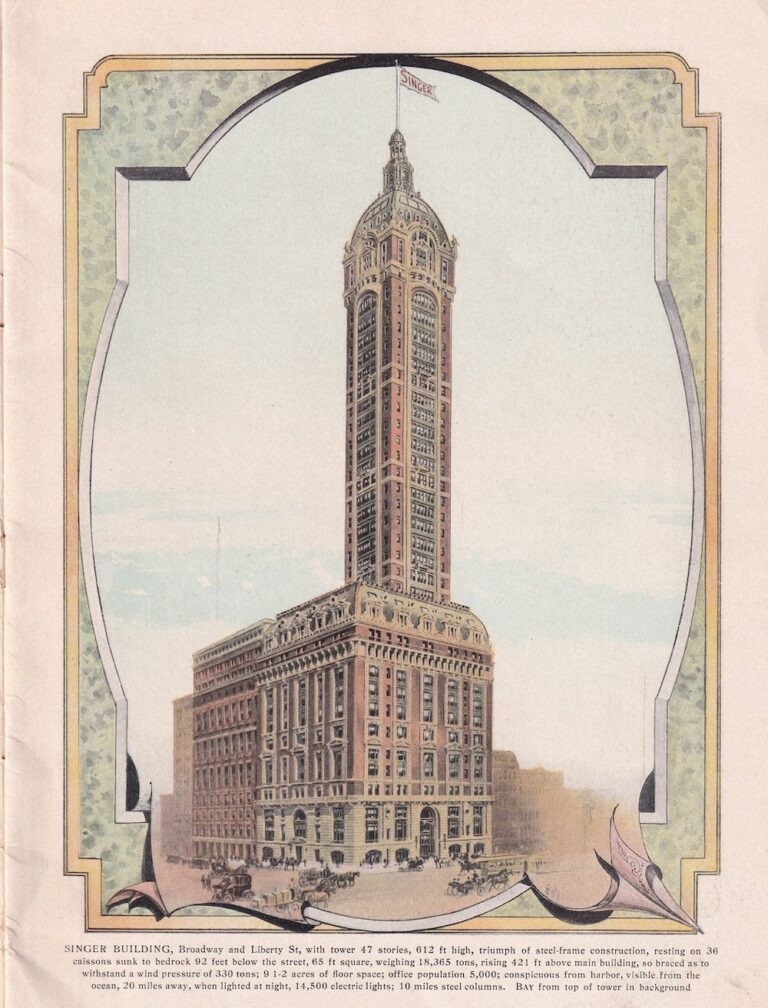 New York's Lost Skyscraper: The Rise and Fall of the Singer Tower ...