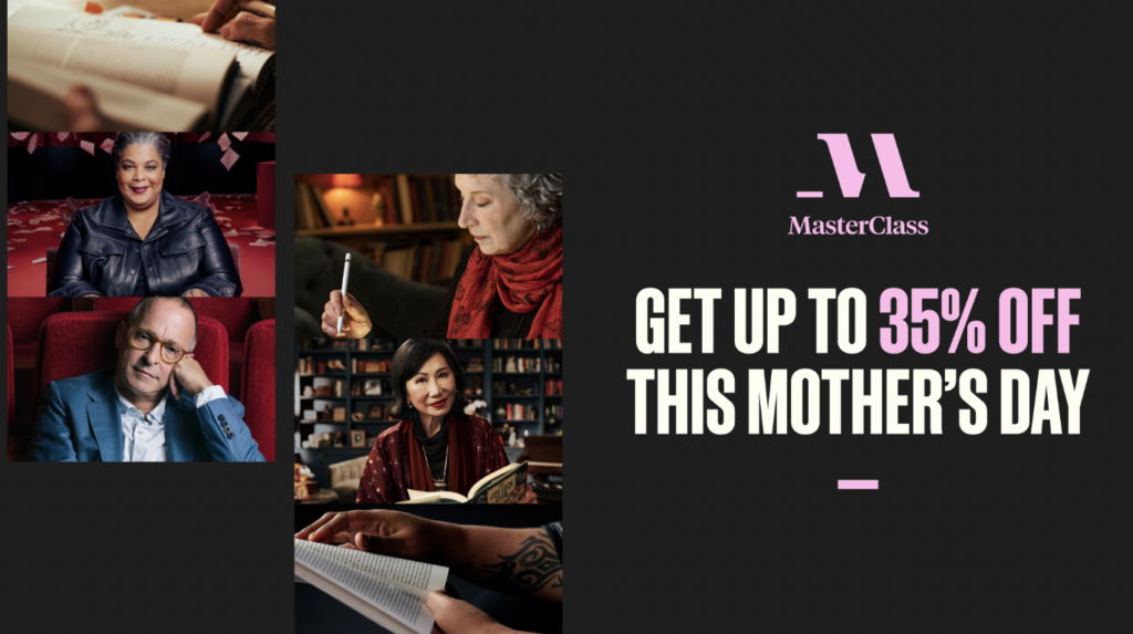 MasterClass Is Offering Up to 35% Off an Annual Subscription for Mother’s Day (Through May 8 ...