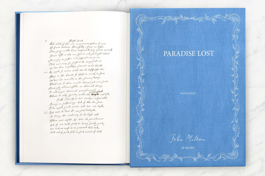 The Only Surviving Manuscript of John Milton's Paradise Lost Gets ...