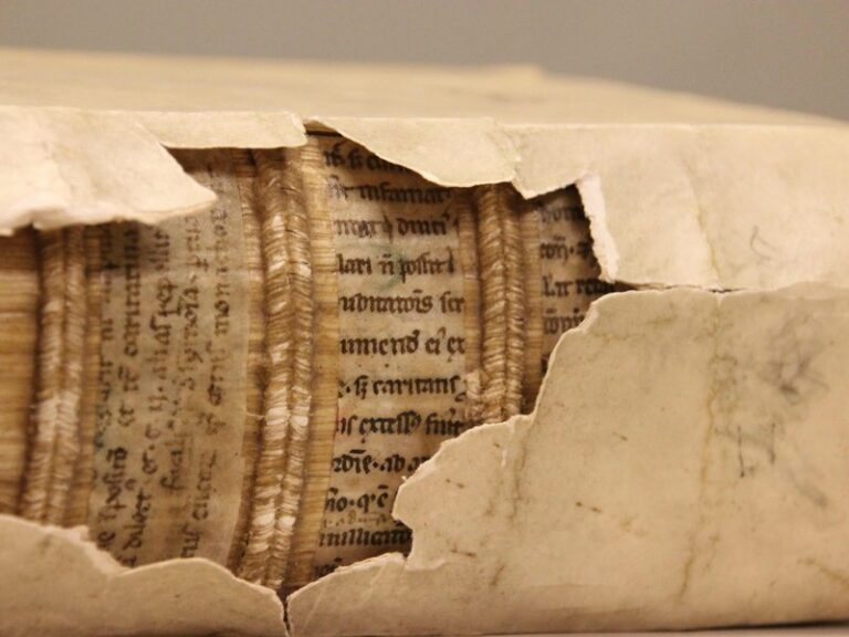 When Medieval Manuscripts Were Recycled & Used to Make the First ...