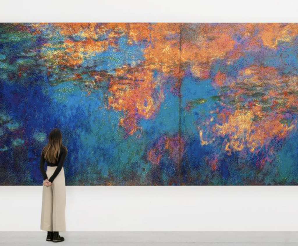 Ai Weiwei Recreates Monet's Water Lilies Triptych Using 650,000 Lego ...