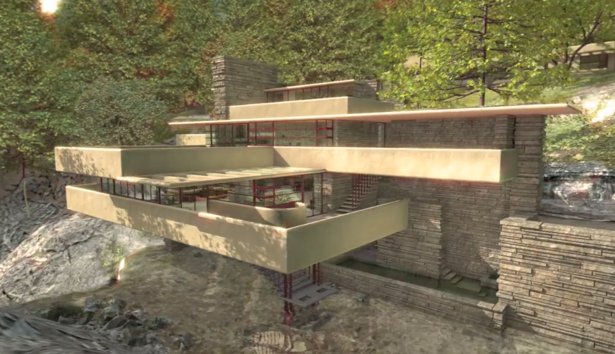 An Animated Tour of Fallingwater, One of Frank Lloyd Wright’s Finest ...