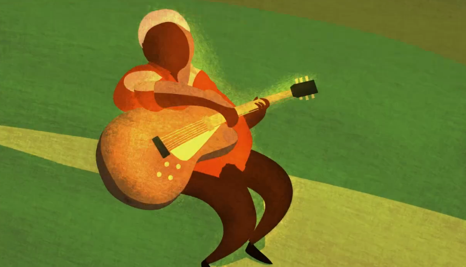 A Colorfully Animated Biography of Bluesman Skip Pitts | Open Culture