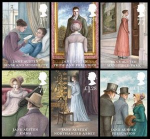 New Stamp Collection Celebrates Six Novels by Jane Austen | Open Culture