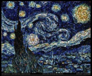 Van Gogh's 'Starry Night' Re-Created by Astronomer with 100 Hubble ...