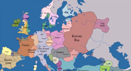 Europe: 10 Centuries in 5 Minutes | Open Culture