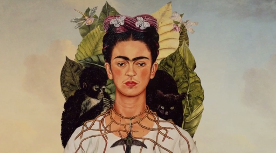 A Quick Animation of Frida Kahlo's Famous Self Portrait | Open Culture