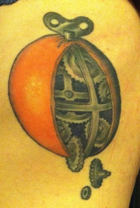 Clockwork Orange Eye Tattoos