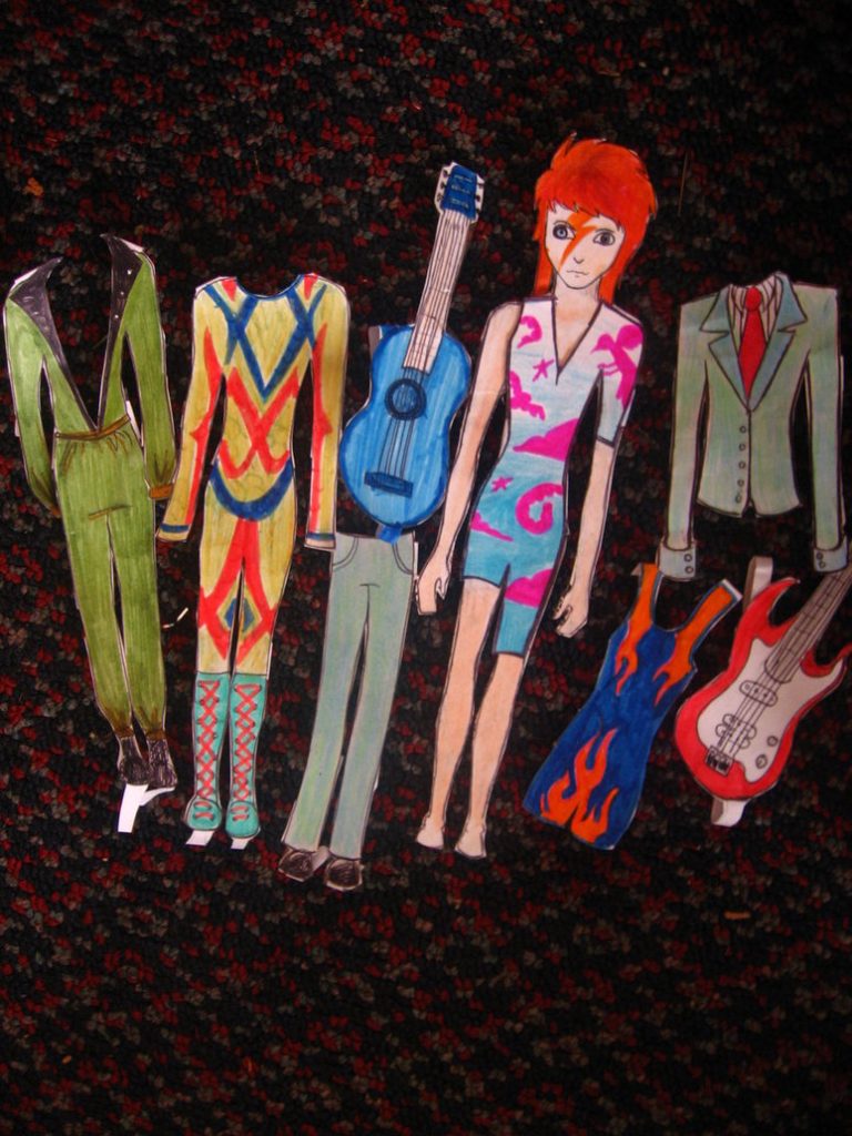 David Bowie Paper Dolls Recreate Some of the Style Icon's Most Famous ...