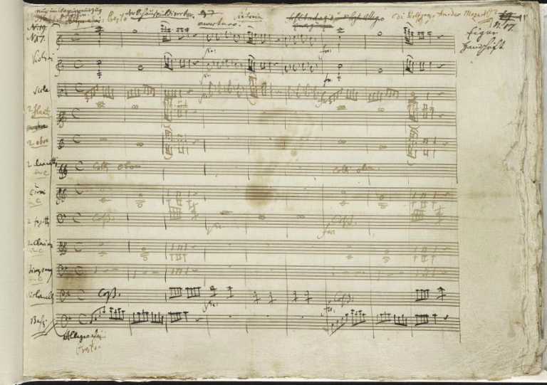 Free: Download 500+ Rare Music Manuscripts by Mozart, Bach, Chopin ...