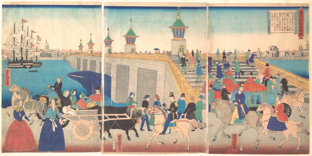 What Happens When a Japanese Woodblock Artist Depicts Life in London in ...