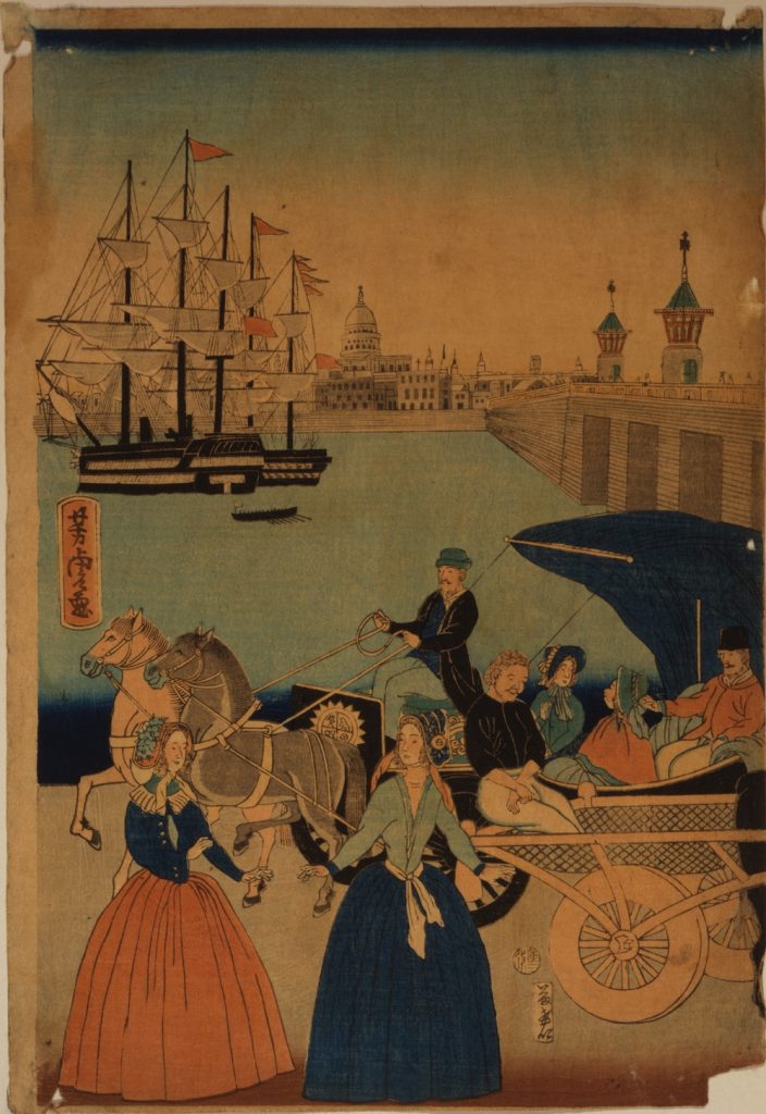 What Happens When a Japanese Woodblock Artist Depicts Life in London in ...