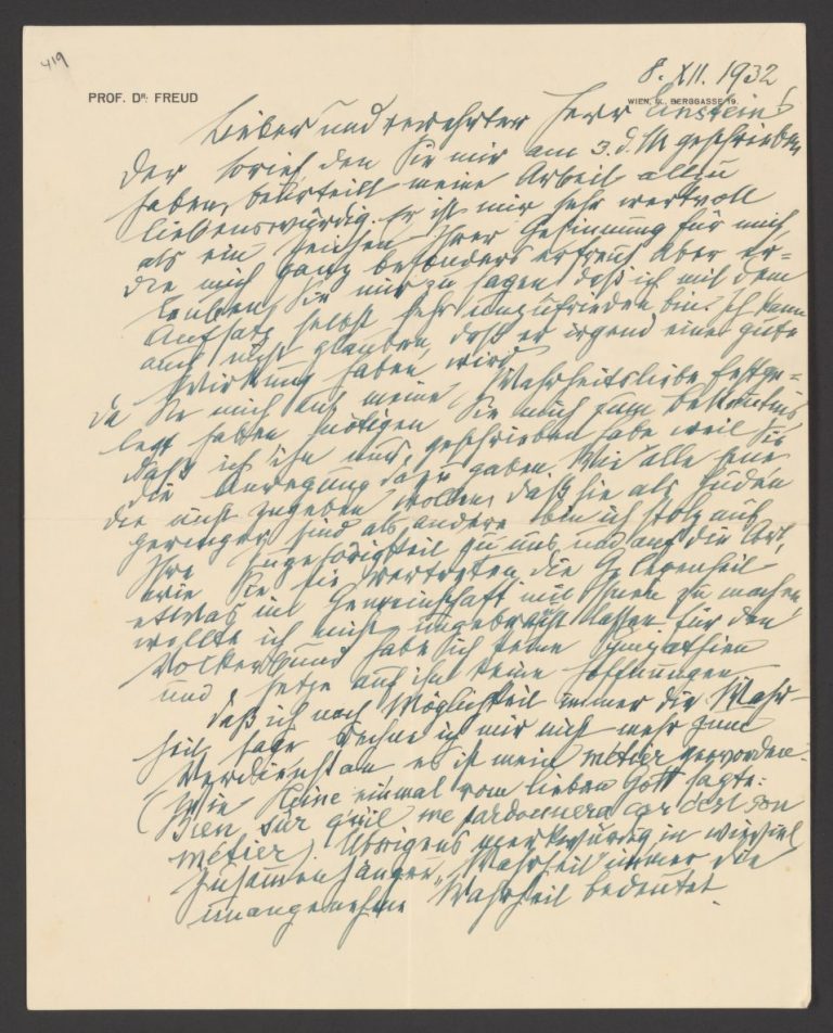 20,000 Letters, Manuscripts & Artifacts From Sigmund Freud Get ...